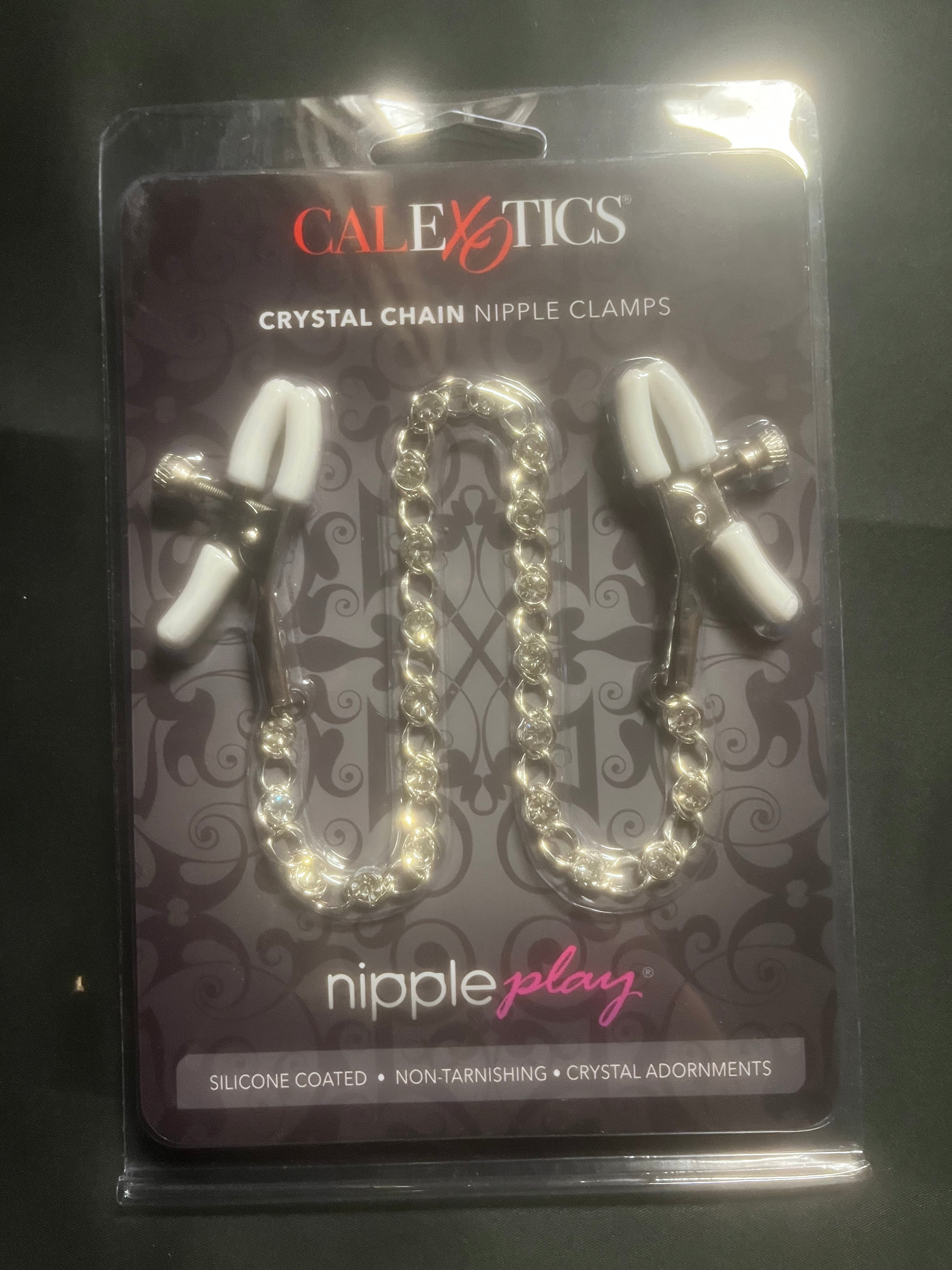 CalExotics Crystal Chain Nipple Clamps – The Love Nest