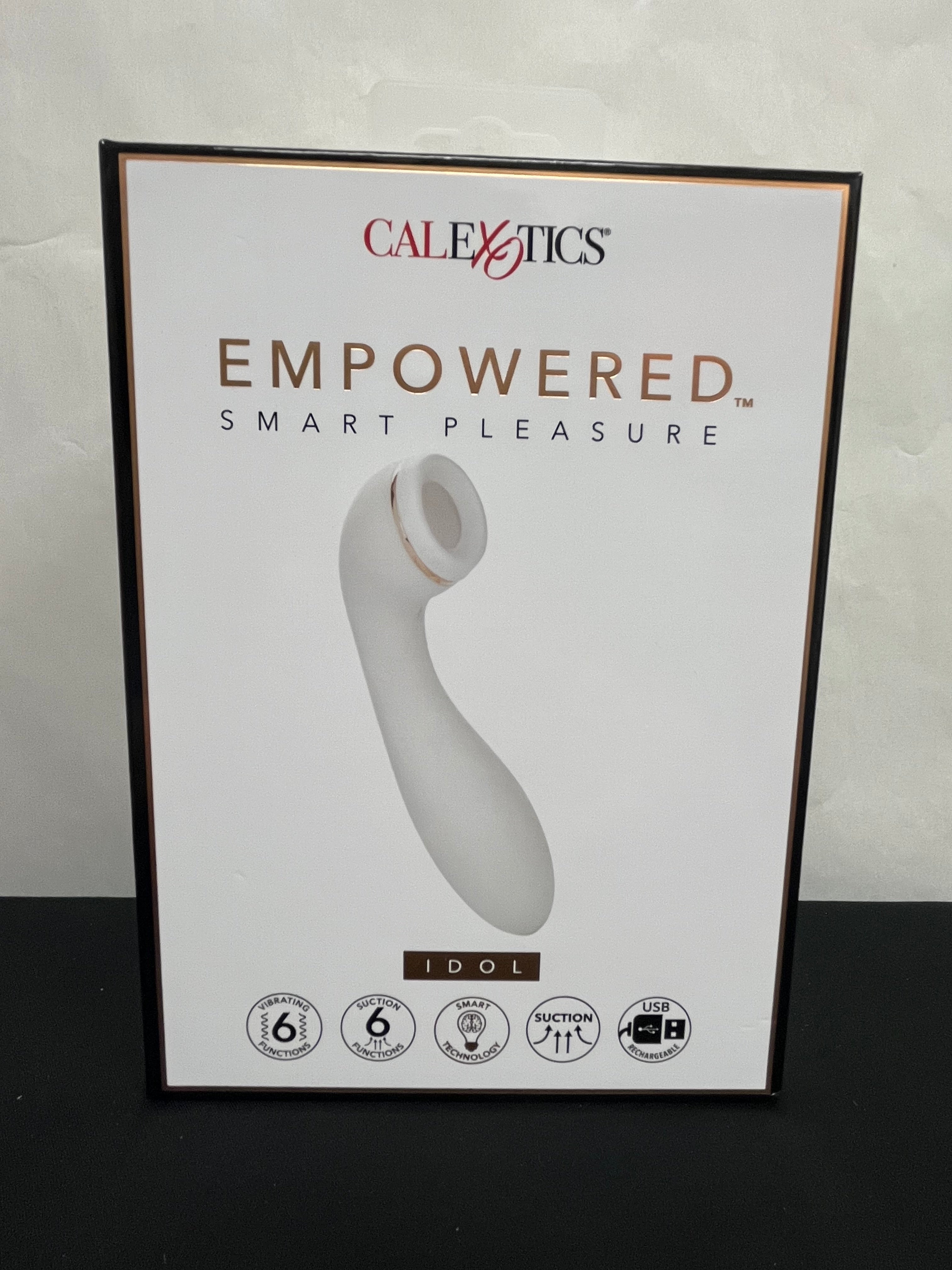 CalExotics Empowered Smart Pleasure Idol Suction Massager – The Love Nest