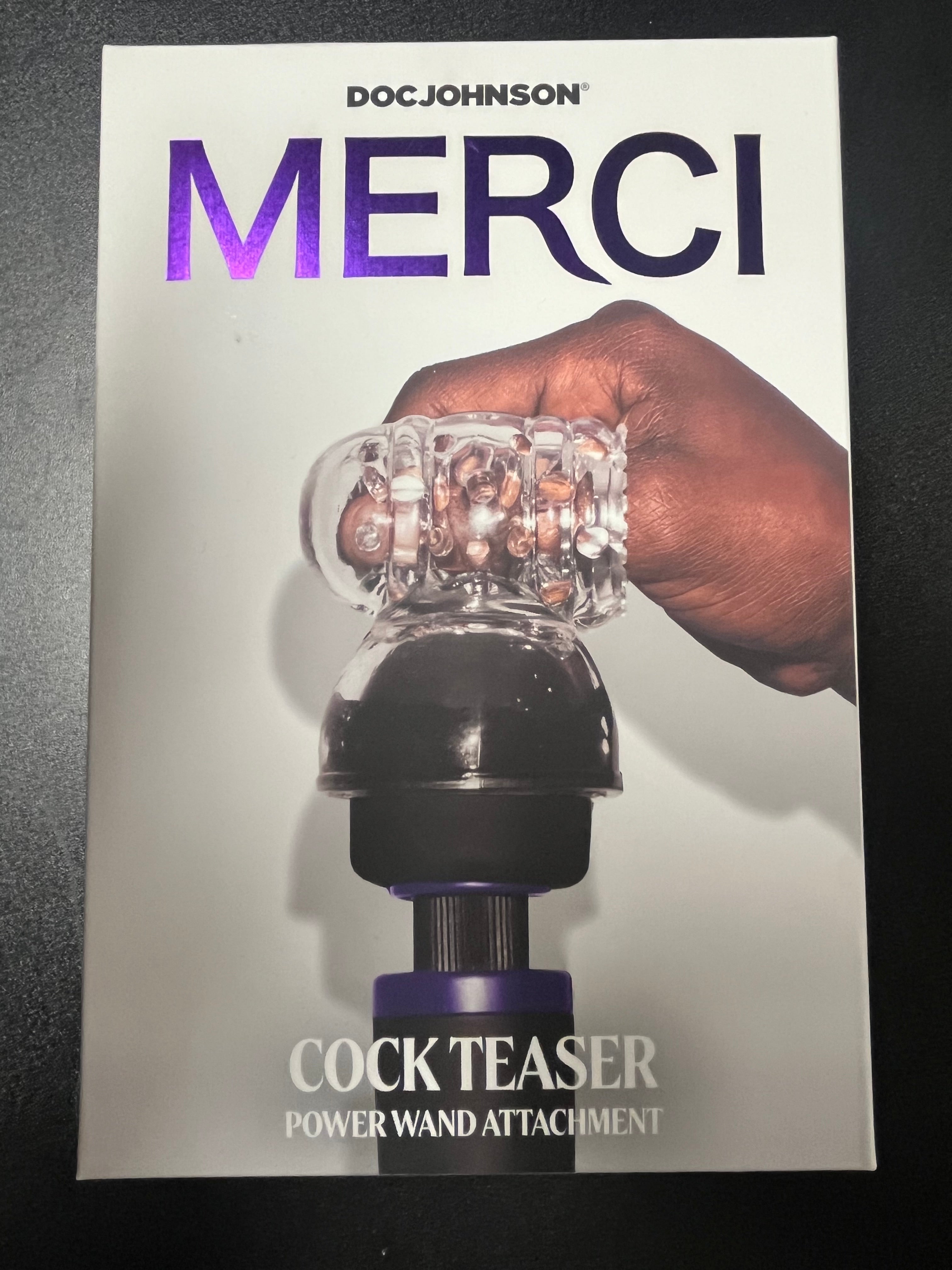 Doc Johnson Merci Cock Teaser Wand Attachment – The Love Nest
